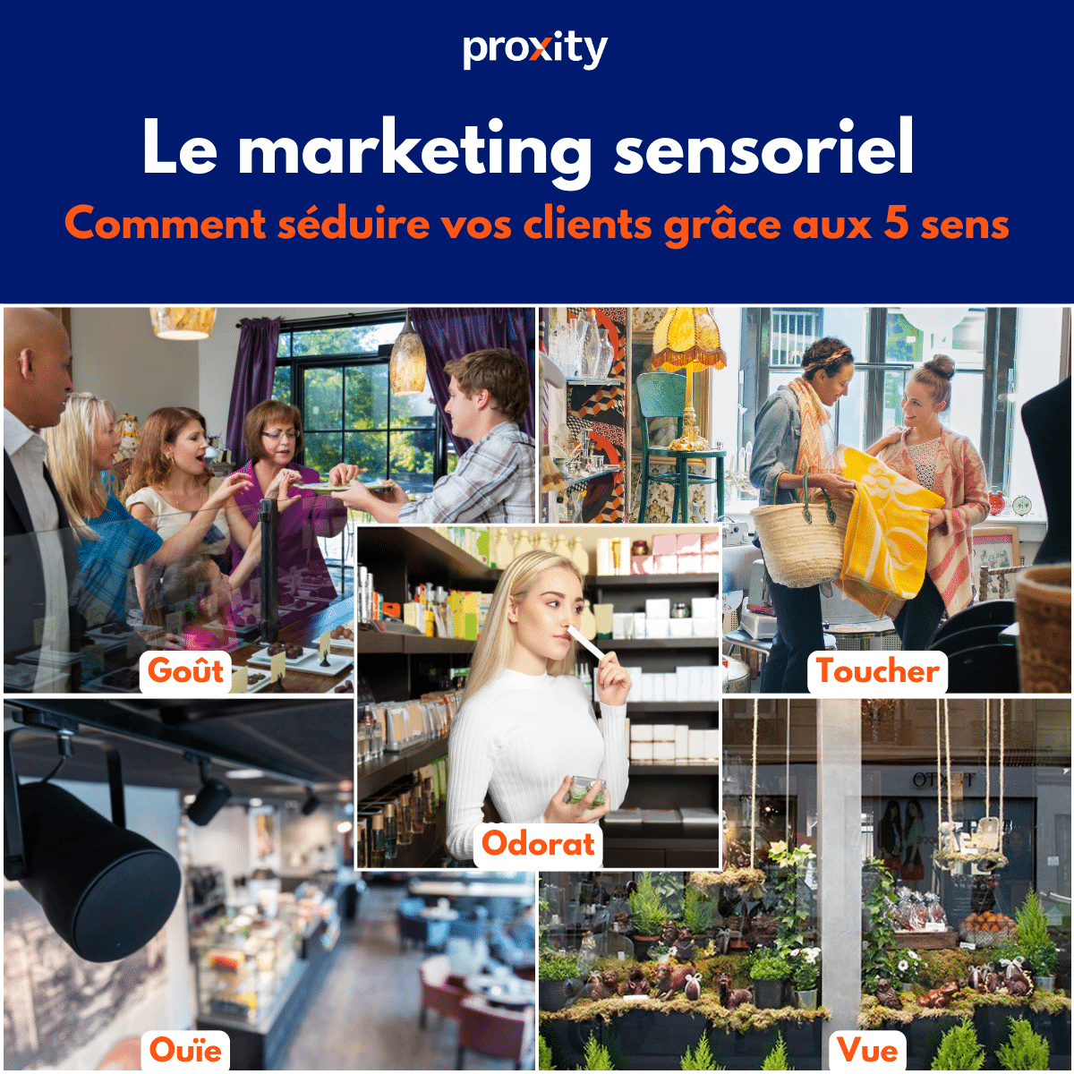 Marketing sensoriel : comment séduire vos clients grâce aux 5 sens