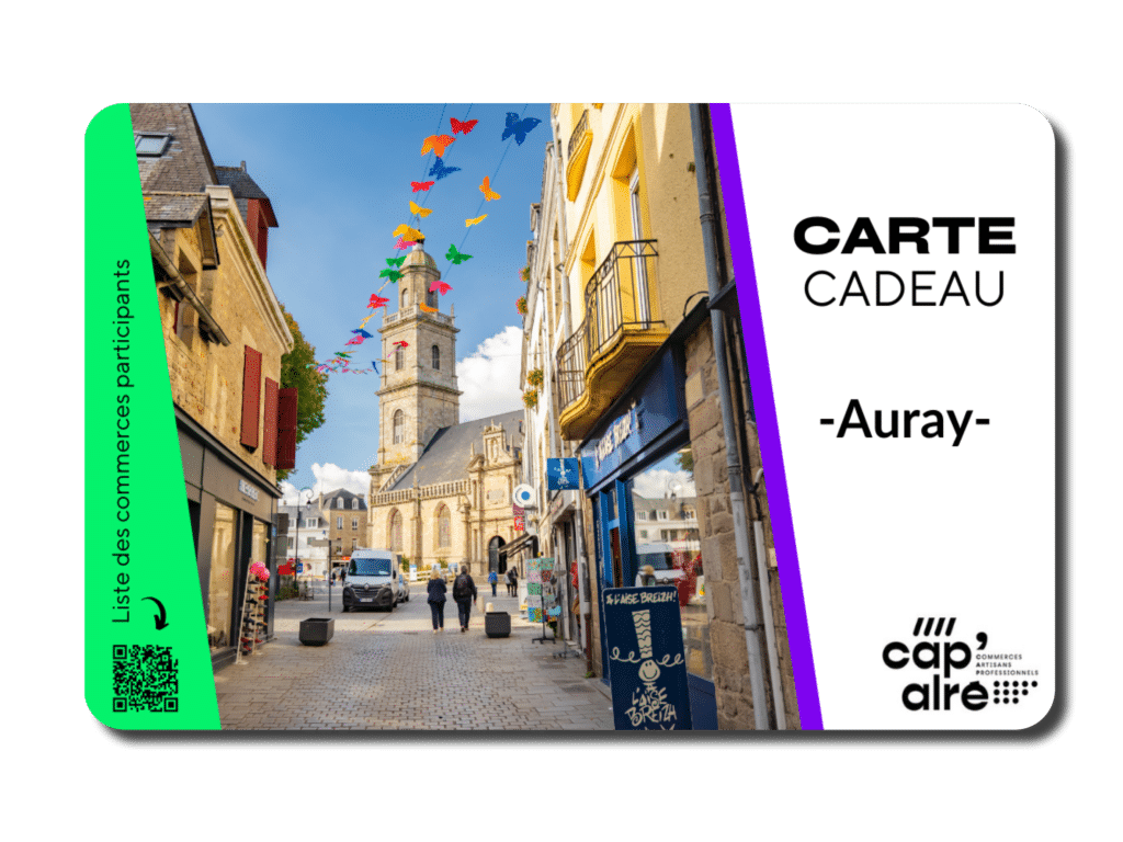Cartes cadeaux à Auray